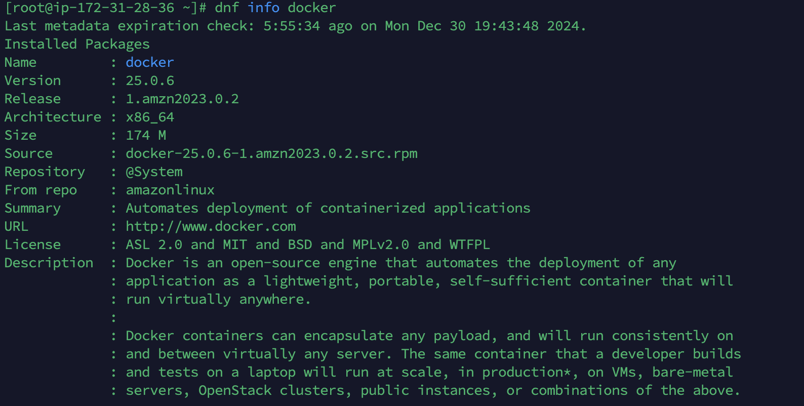 Linux操作记录6--RockyLinux9安装docker及docker-compose | Maydaychen Station